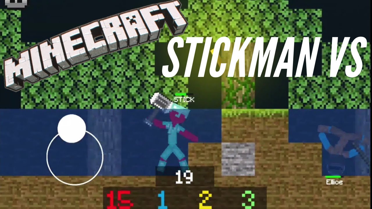 STICKMAN VS MINECRAFT NÍVEL PRO - YouTube