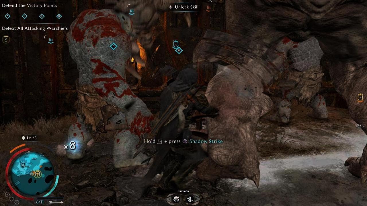 Middle-earth: Shadow of War fort defence - YouTube