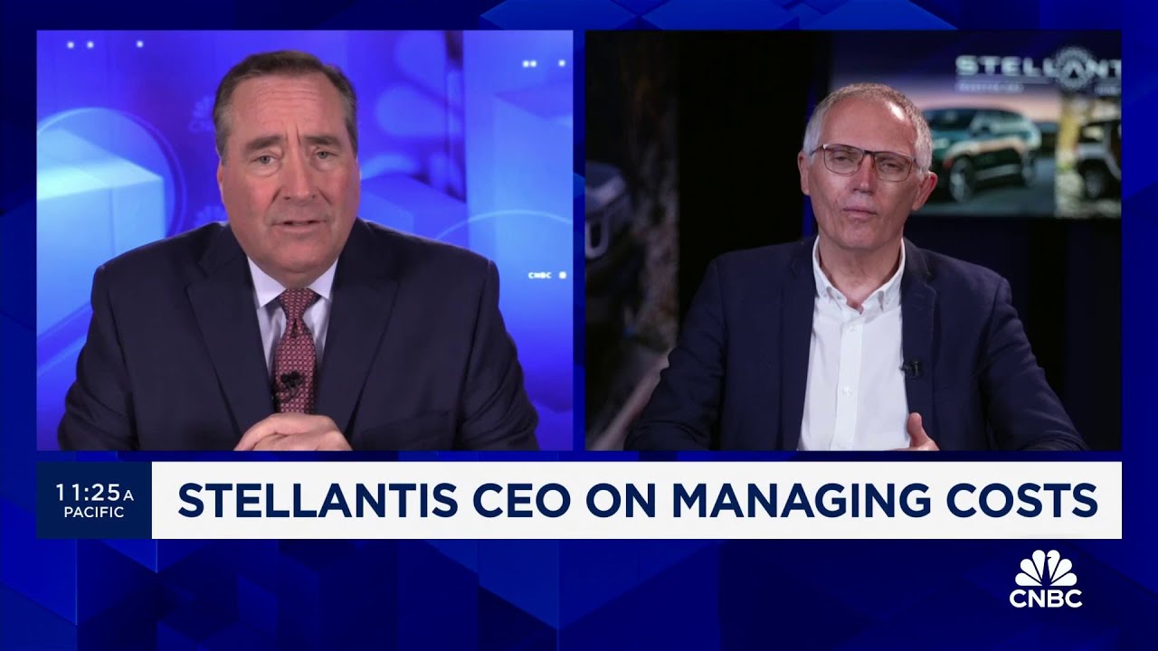 Stellantis CEO Carlos Tavares on managing costs, inventory and tariffs ...