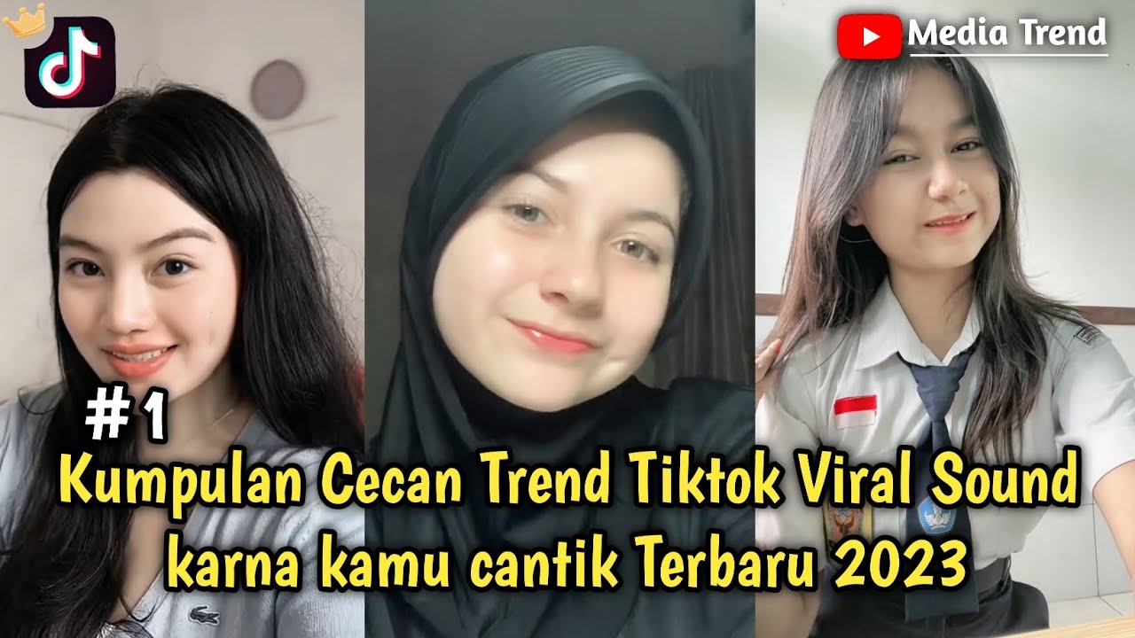 kumpulan Cecan Tiktok Viral Sound Karna Kamu Cantik Terbaru 2023 #tiktok #viral#tiktokvideo #fyp ...