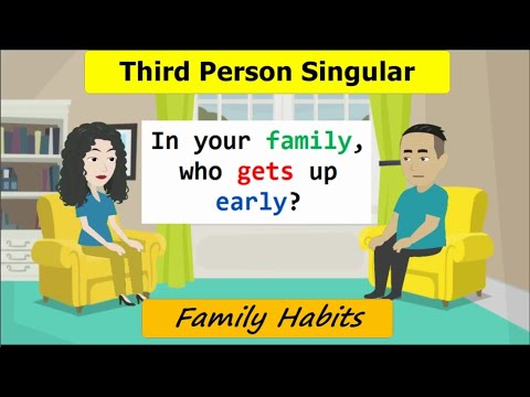 Practice English Conversation ( Third Person Singular ) Improve English ...