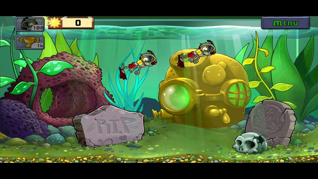 Plants vs Zombies Zombiquarium | Zombie Quarium full HD Gameplay video ...