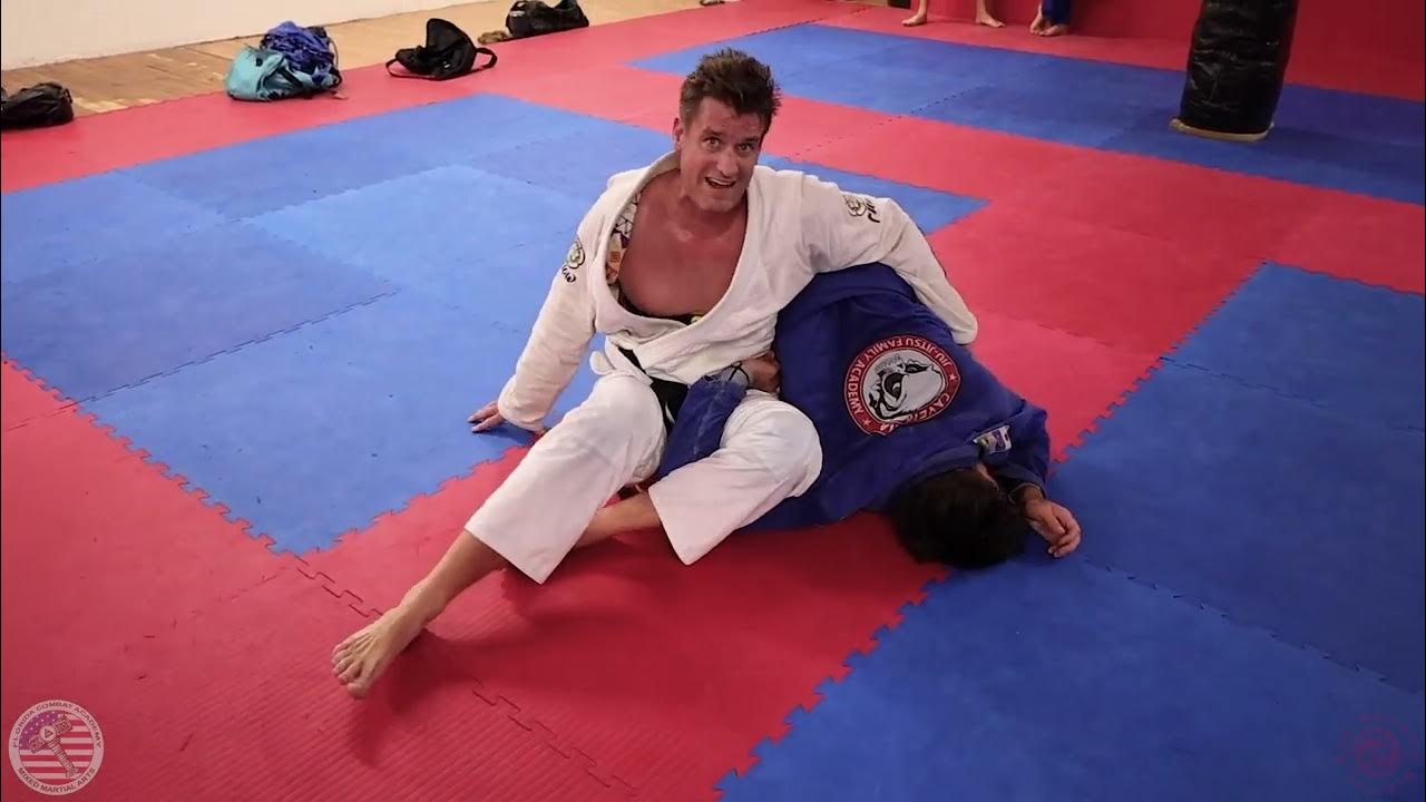 FCA BJJ Fake Guard Pull Takedown Armlock Omoplata Back Take From Guard ...