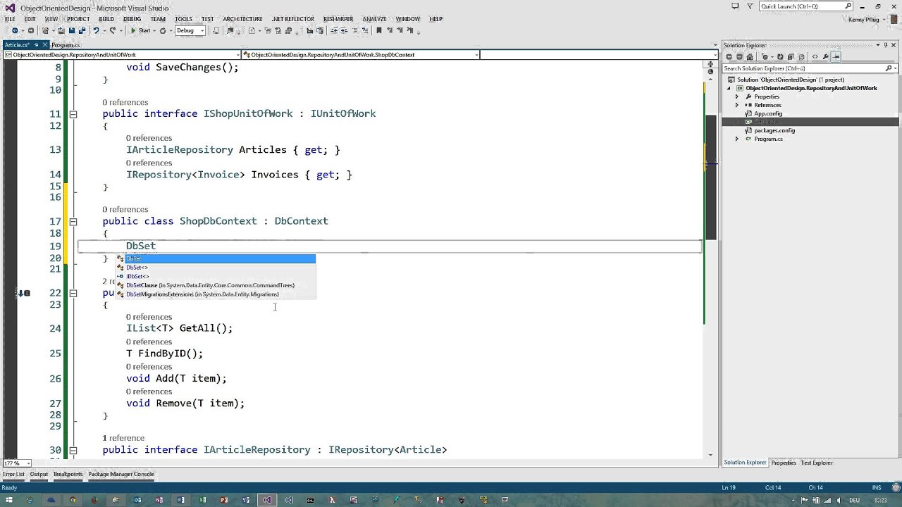 173 Repository und Unit of Work - YouTube
