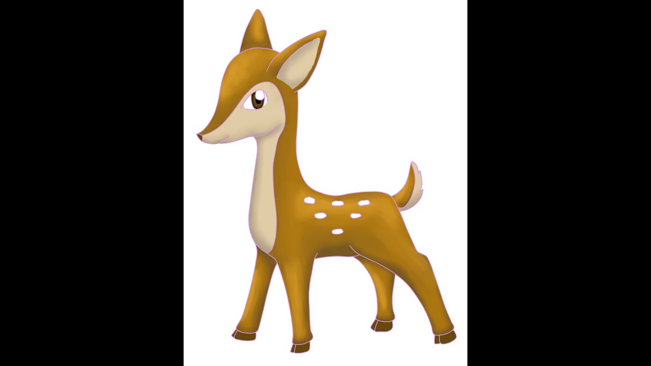 How To Draw A Baby Reindeer - YouTube