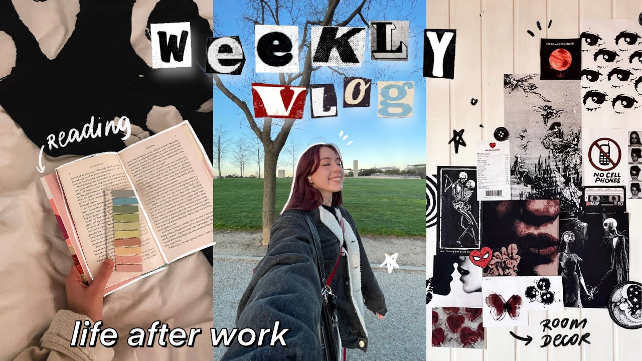 living diaries 001. Reading, room decor and unwinding after work ️‍🩹 - YouTube