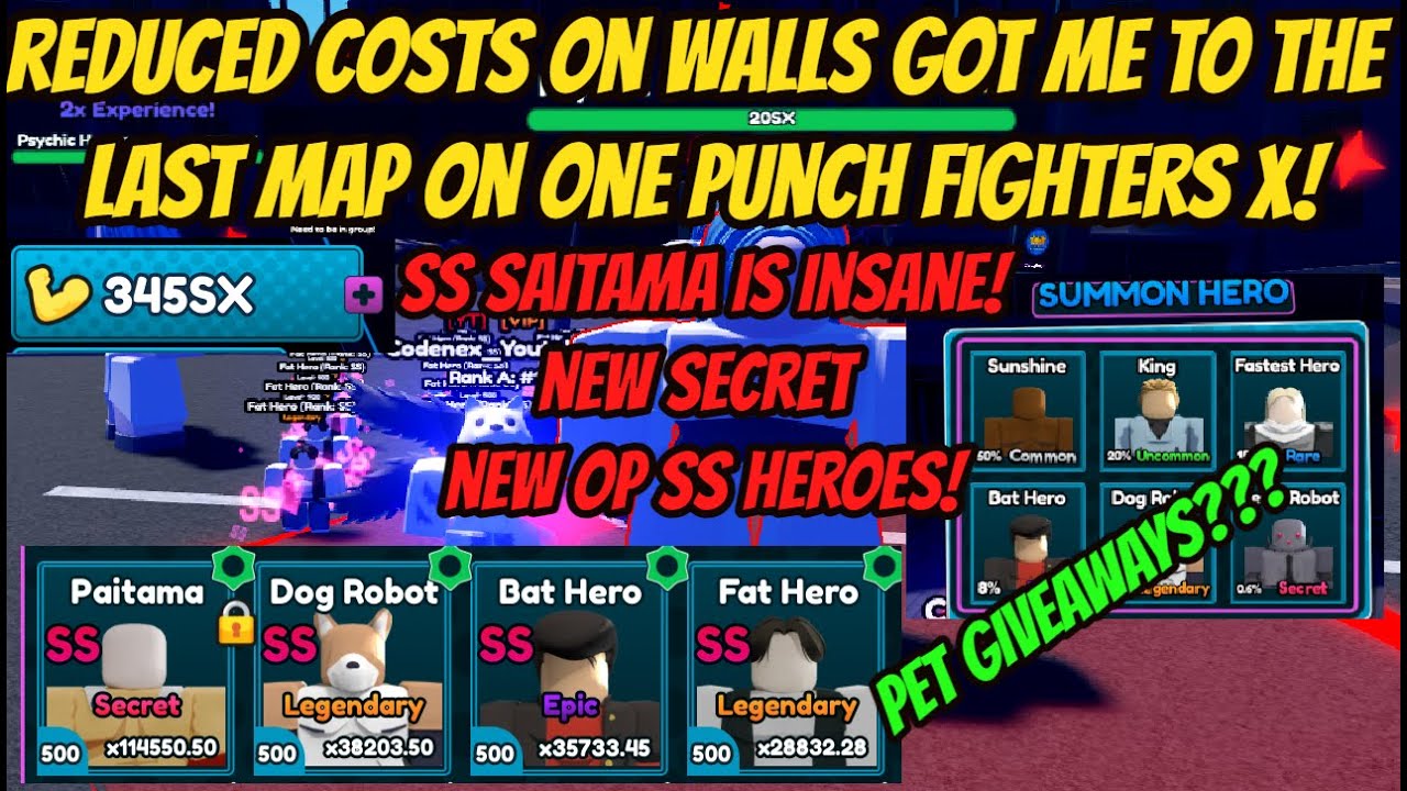 I Finally got to the Last Map on One Punch Fighters X !!! - SS Saitama ...