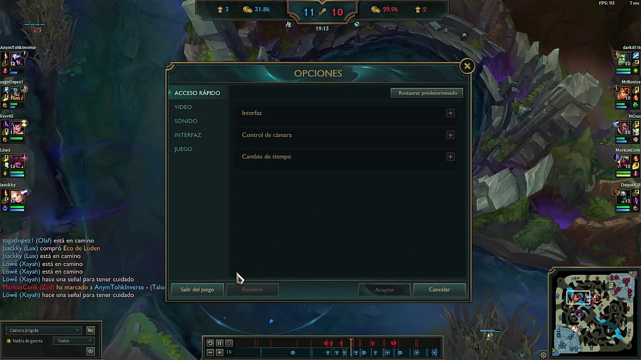 Grabar partidas de League of Legends y convertirlas a mp4 - YouTube
