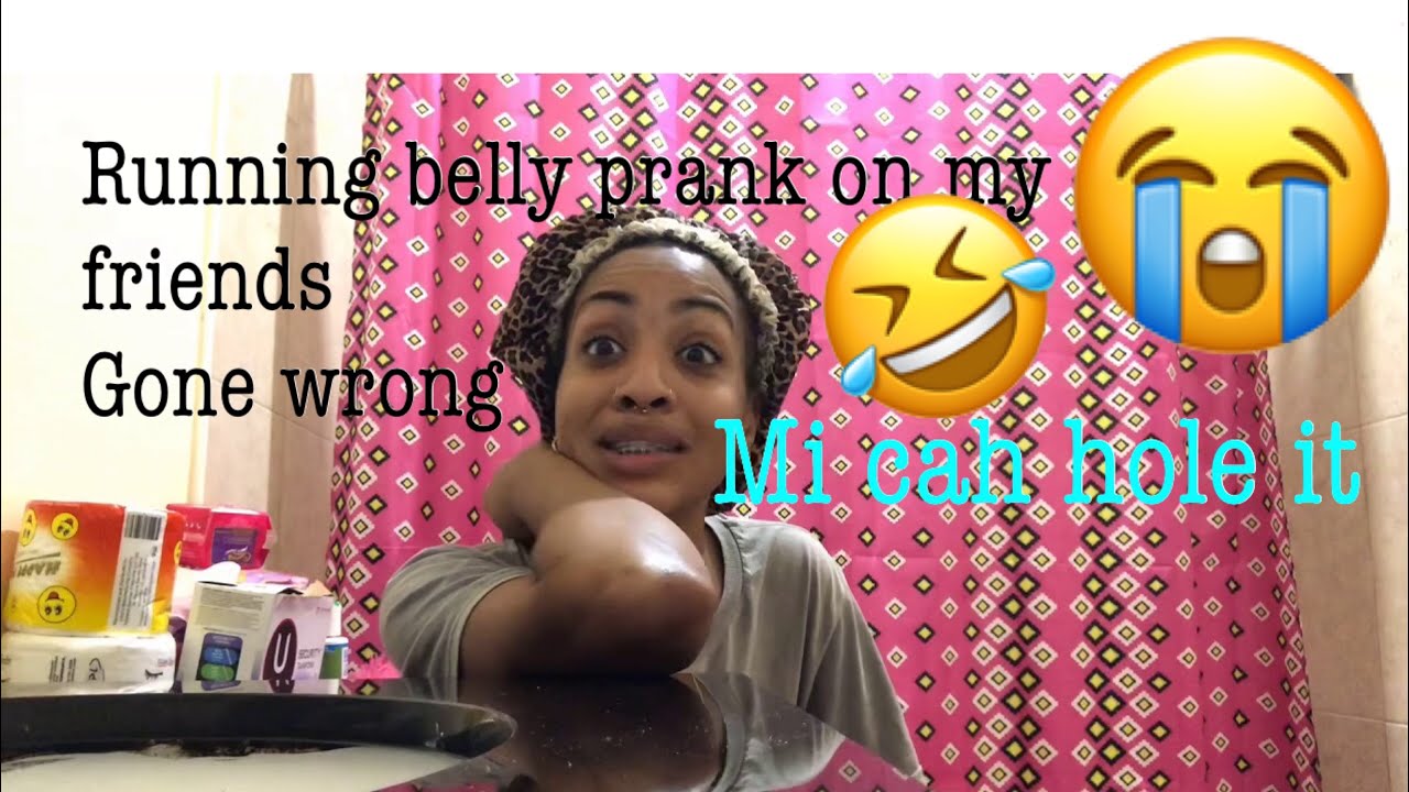 Running belly prank on my friends to see there reaction lol failed ...