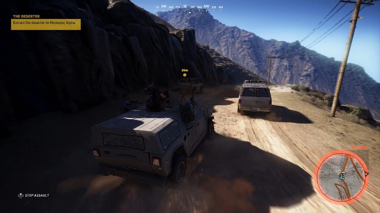 Tom Clancy's Ghost Recon Wildlands drifting downhill - YouTube
