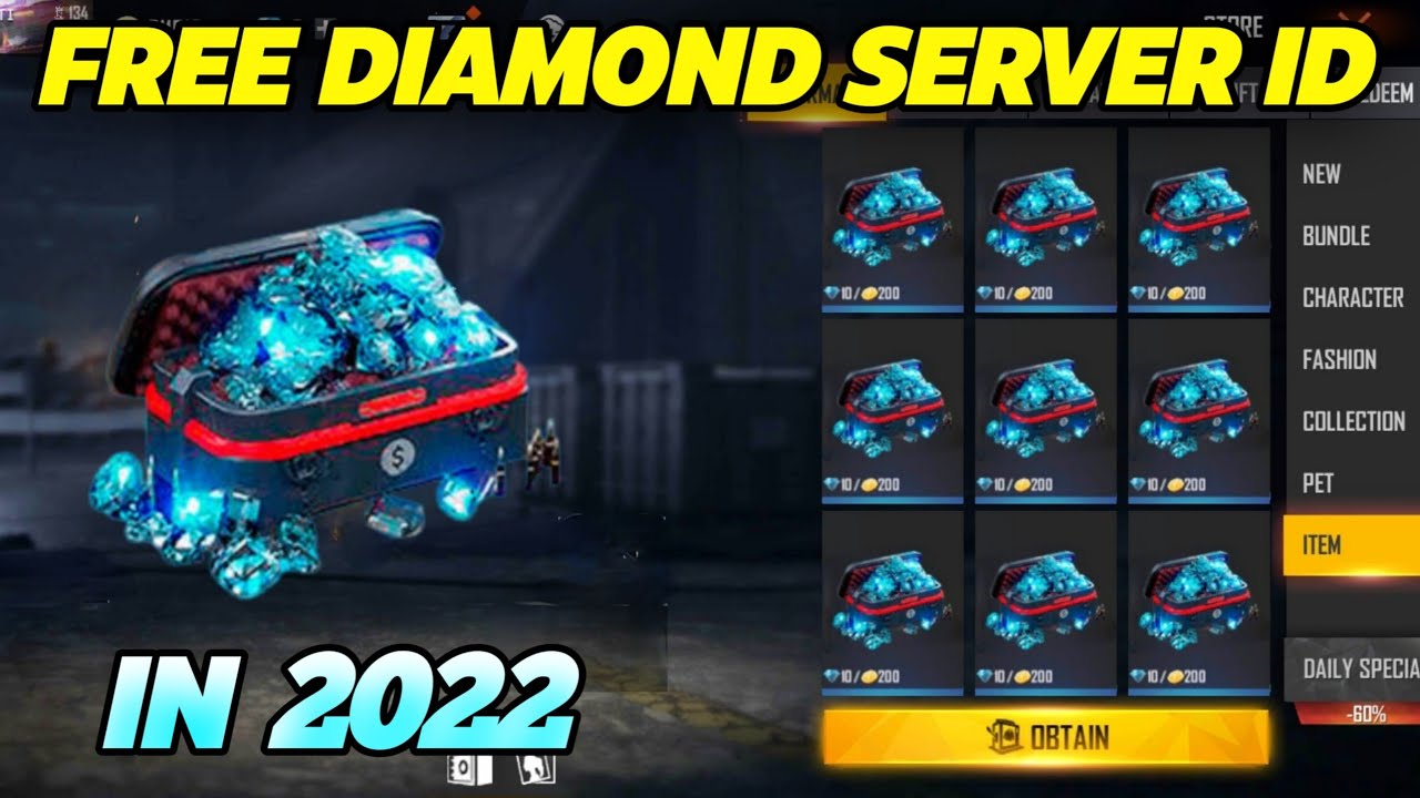 Best Server in Free Fire 2022 सब कुछ फ्री | Free Rewards | Free Diamond ...