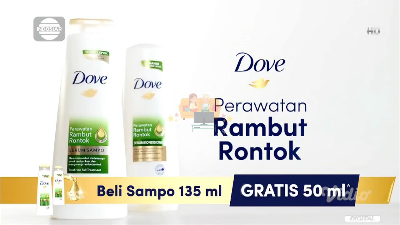 IKLAN DOVE PERAWATAN RAMBUT RONTOK • 15s (2023) - YouTube