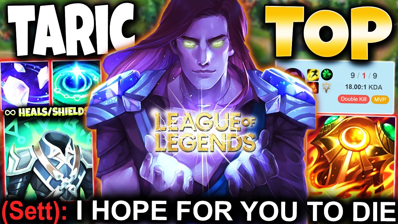 A Very Tilted SETT wishing for me to DIE?! IMMORTAL TARIC TOP LANE ...