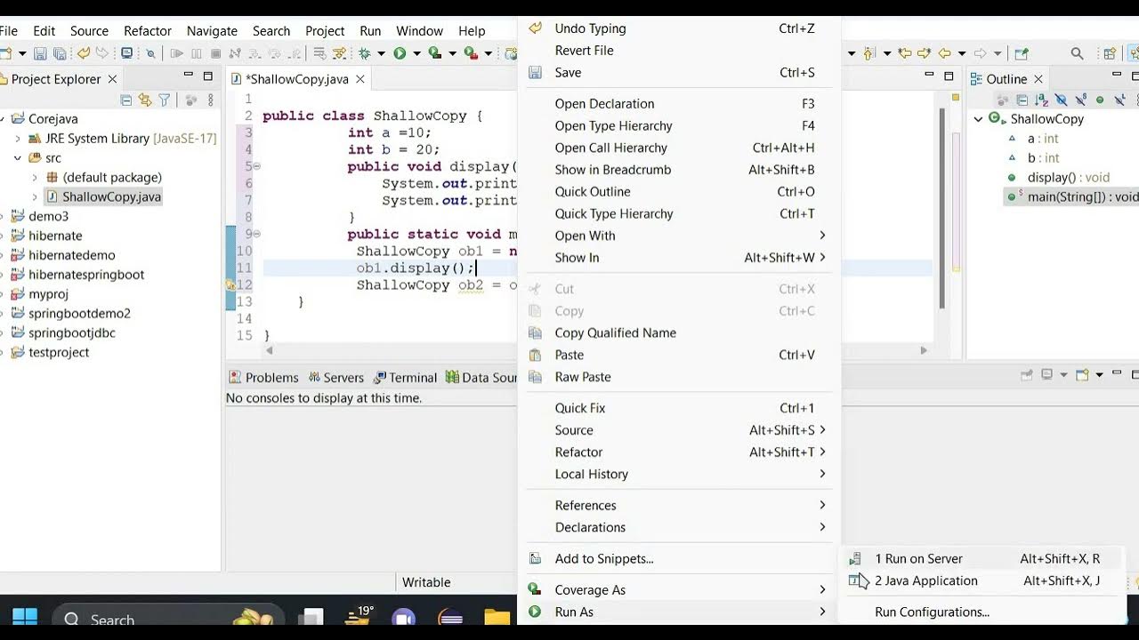 How to make shallow copy of an object ? - YouTube