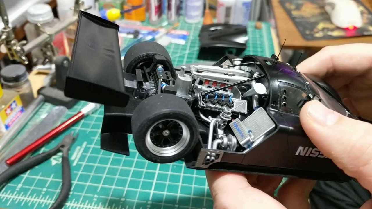 Tamiya Nissan R89C final reveal - YouTube