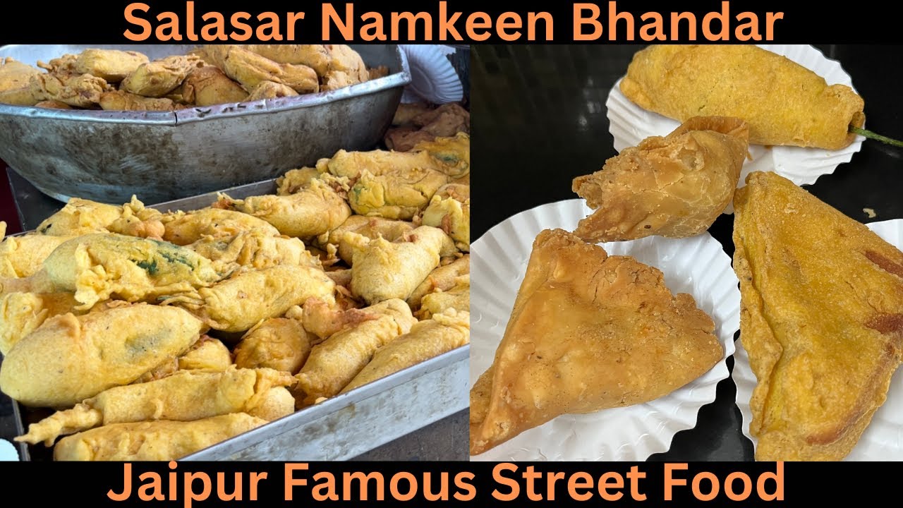 Salasar Namkeen Bhandar || Samosa, Bread Pakoda and more || Jaipur ...