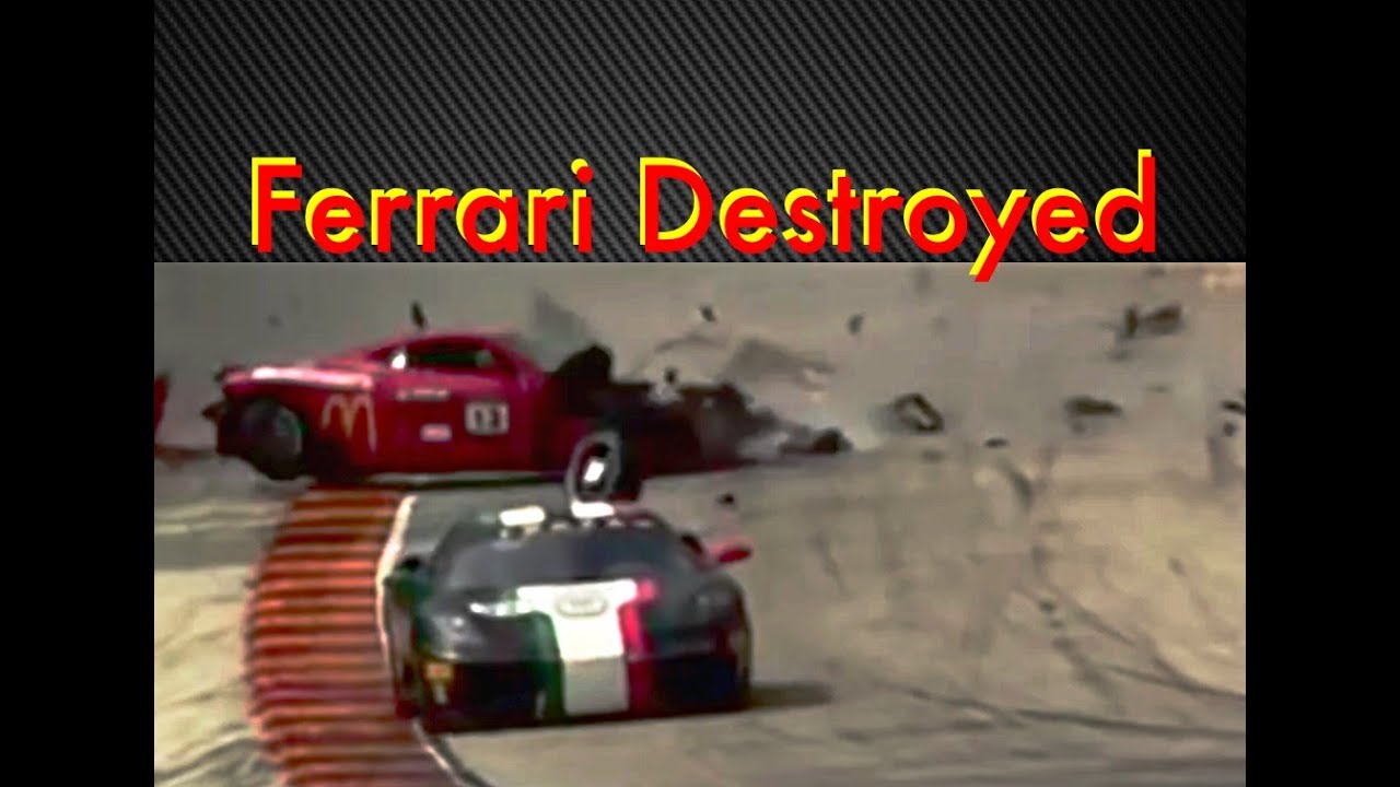 CCR Ferrari Challenge crash with sound at Road America - YouTube