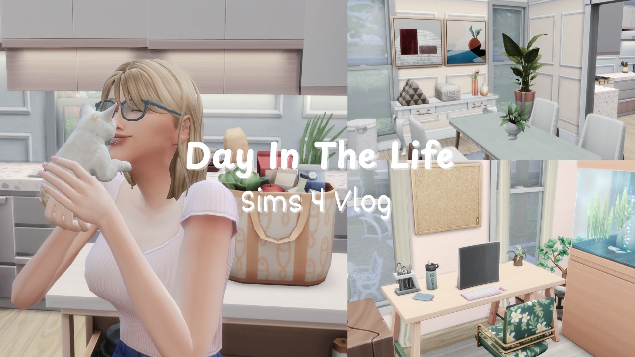 Sims 4 Vlog 1 Day In The Life Of My Sim - YouTube