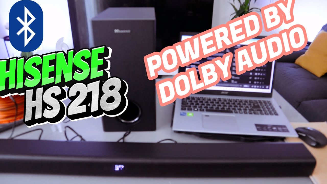 Hisense HS218 200W 2.1Ch Bluetooth Soundbar Wireless Sub Overview ...