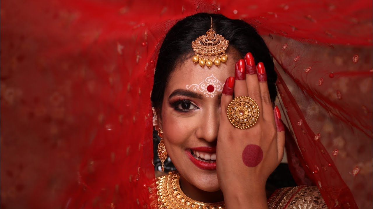 Best Bridal Makeover (2021) | Makeup by Kishor Rai | Riya Ghosh - YouTube