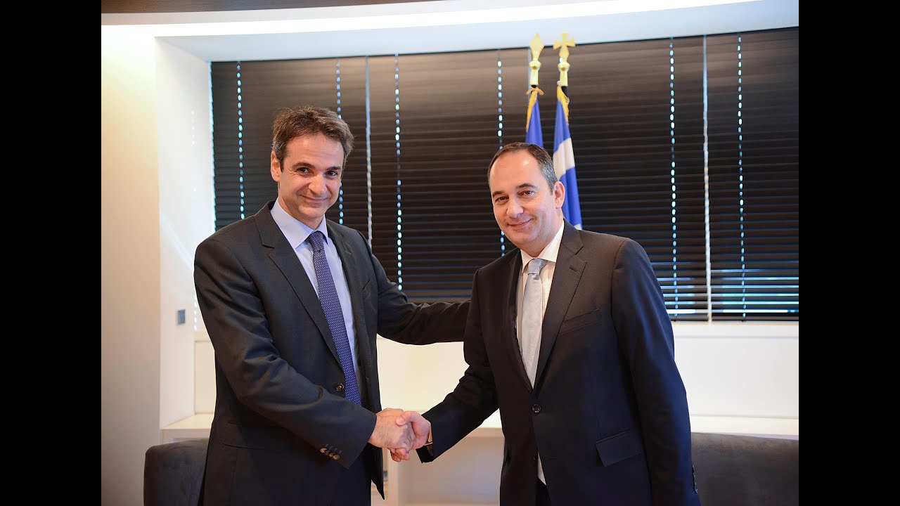 Δηλώσεις κατά την τελετή ανάληψης της Προεδρίας της ΝΔ - YouTube