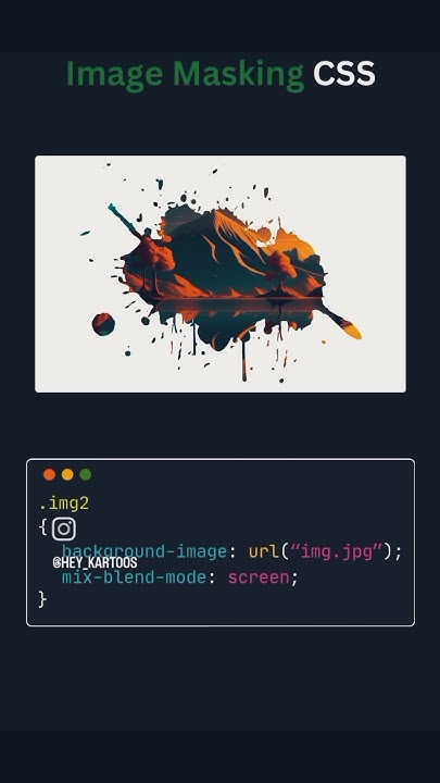 CSS masking property: the ultimate style ninja move. 🎭 #html #webdevelopment - YouTube