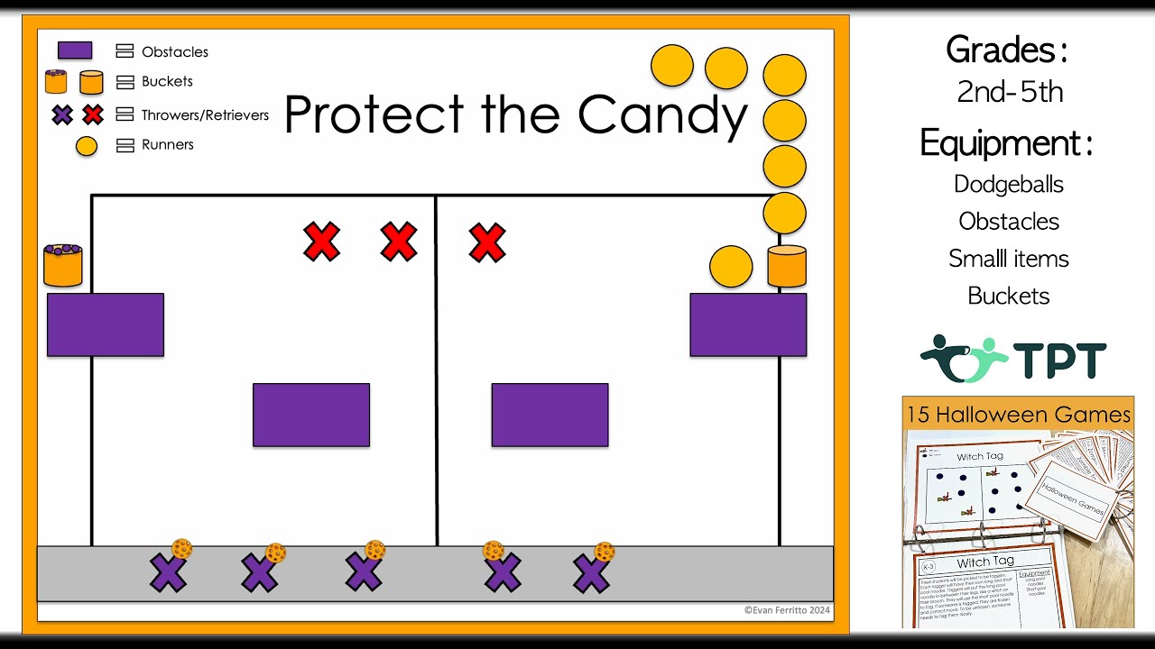 Protect the Candy - Halloween Game - YouTube
