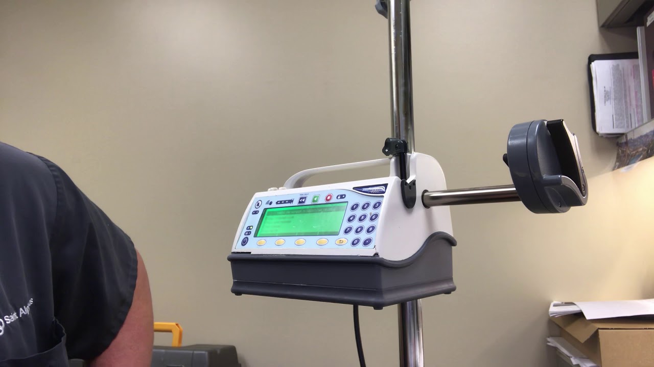 How to set up a Flolan syringe - YouTube