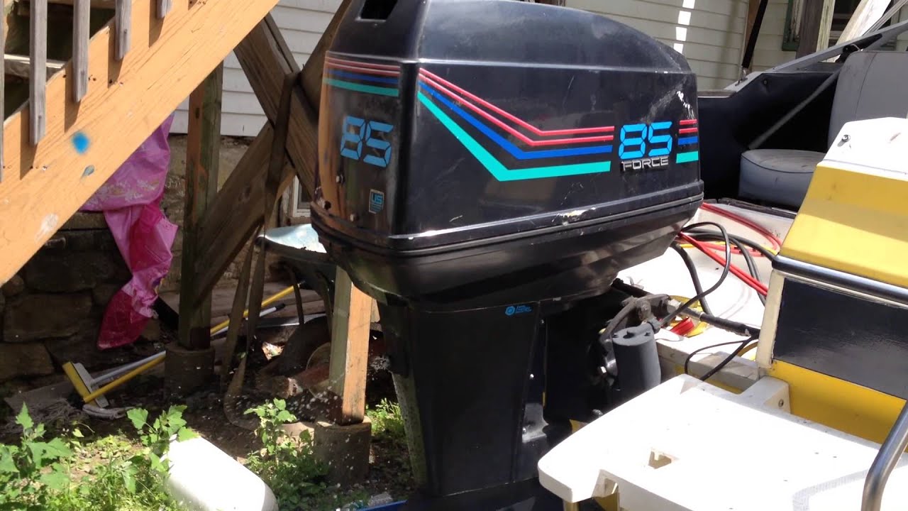 1985 bayliner 1600 85 force - YouTube