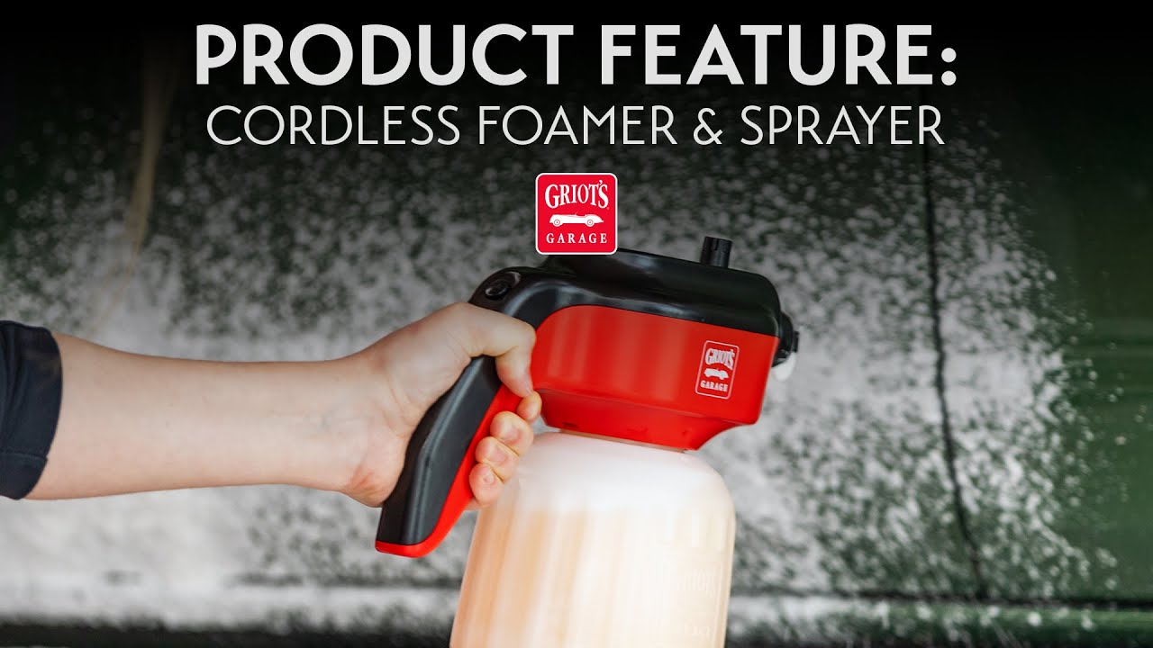 Cordless Foamer & Sprayer - YouTube