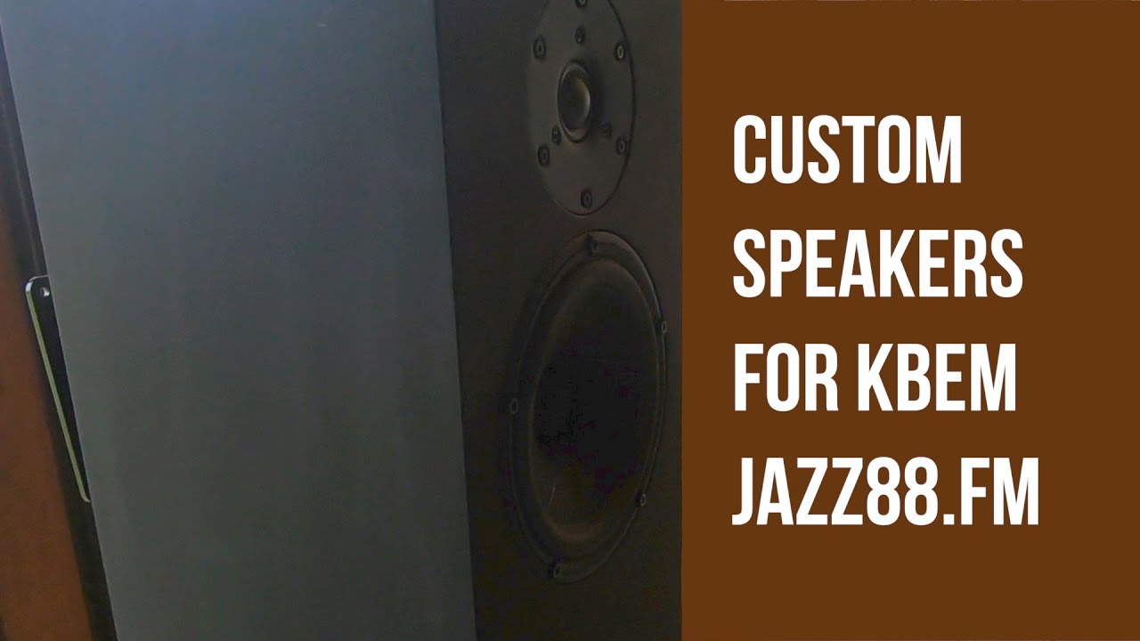 Custom Speakers for KBEM Jazz88 fm - YouTube