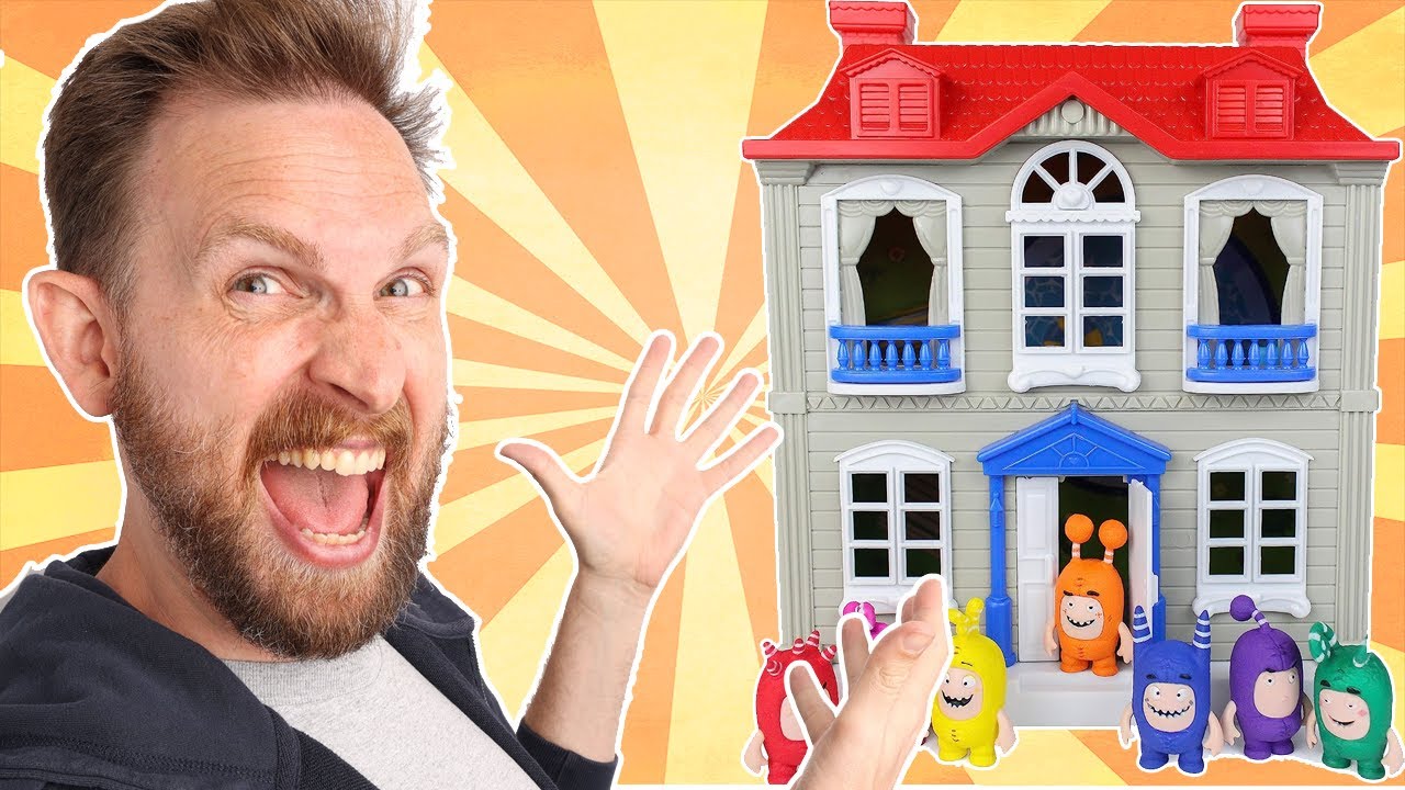 ODDBODS Grey House Playset Unboxing - YouTube