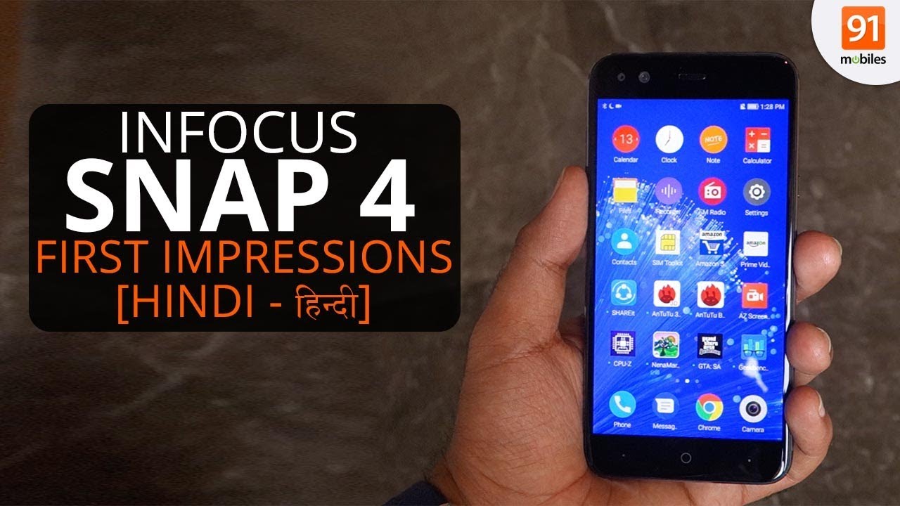 InFocus Snap 4: First Look | Hands on | Price | Hindi हिन्दी - YouTube
