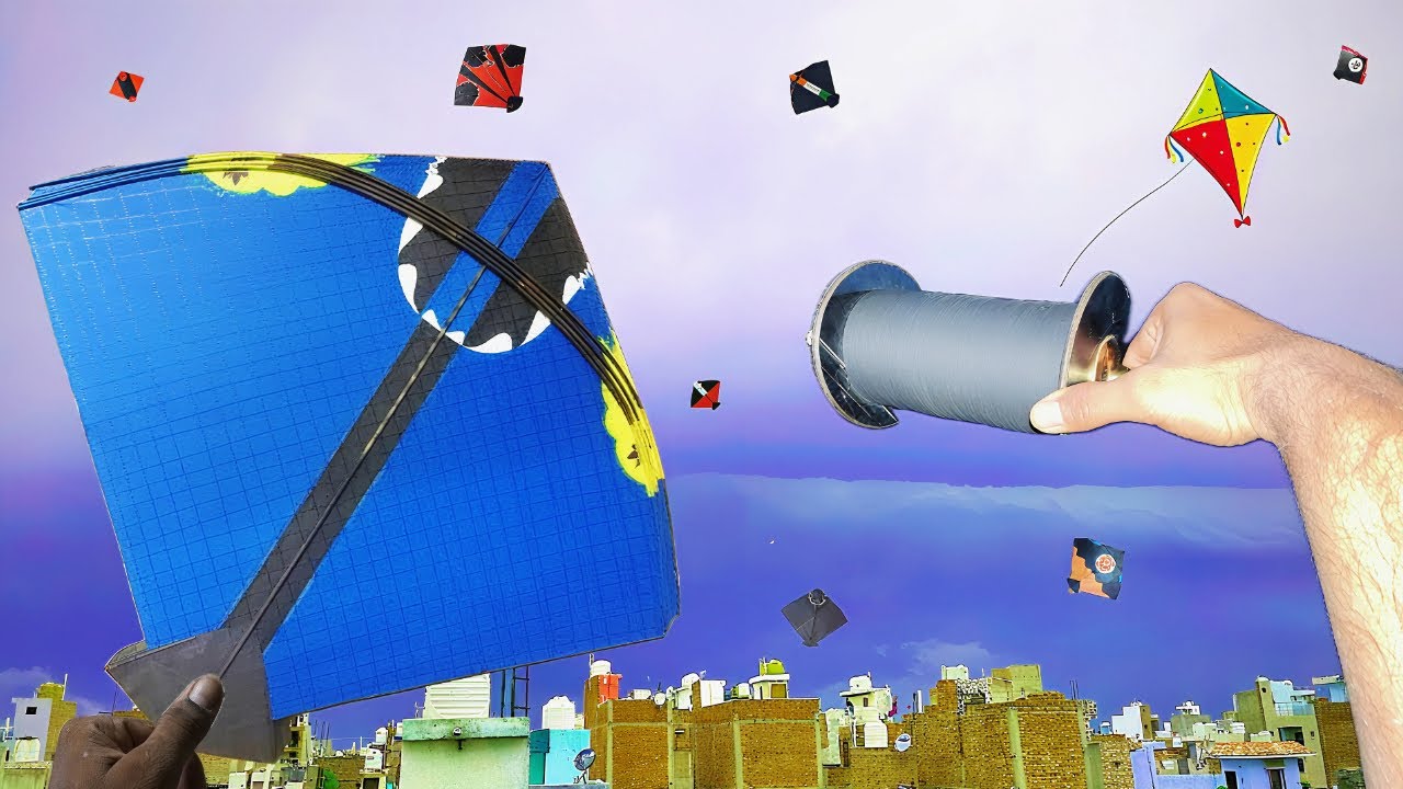 Back to Back नीचे ऊपर के पेच | kite Flying | Kite Looting | kite ...