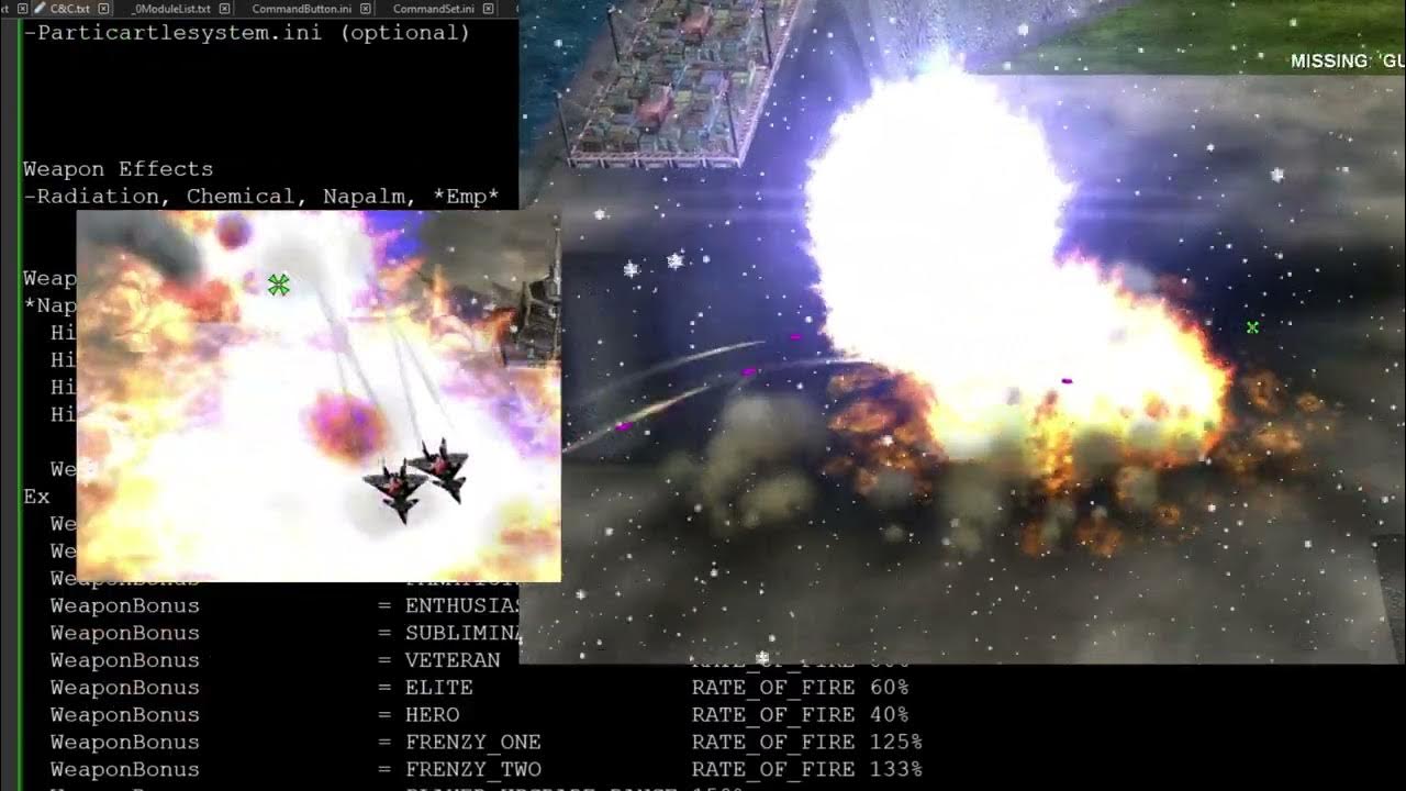 Generals Zero Hour Modding Tutorial - Let's Make a Weapon: Weapon Bonus (Review) - YouTube