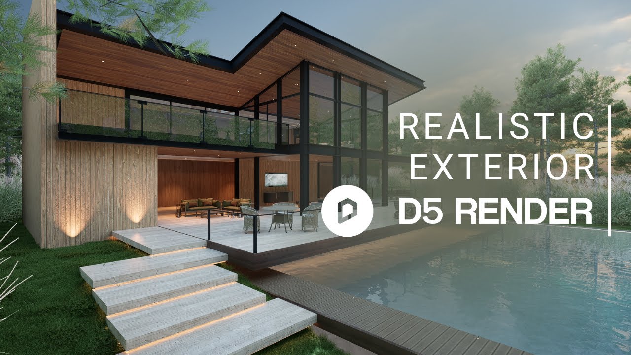 Realistic Exterior Render with D5 Render | Private House 332 ...