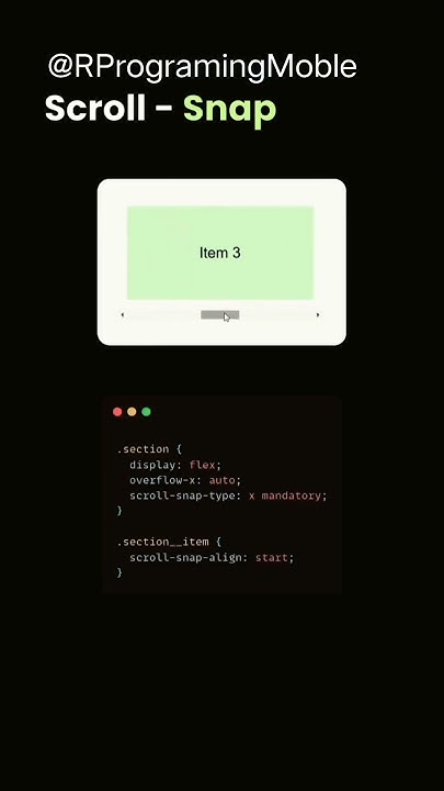 CSS Scroll Snap In y derection ||#html #css #scroll #snap #y #derection #programming #javascript ...