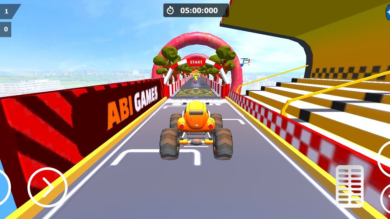 Car stunts 3d gameplay must watch | Free extreme city Gt racing - YouTube