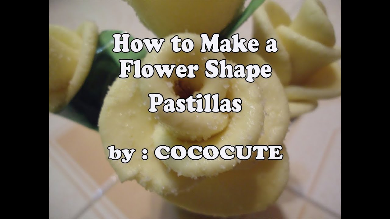 How to Make Flower Shape Pastillas - YouTube