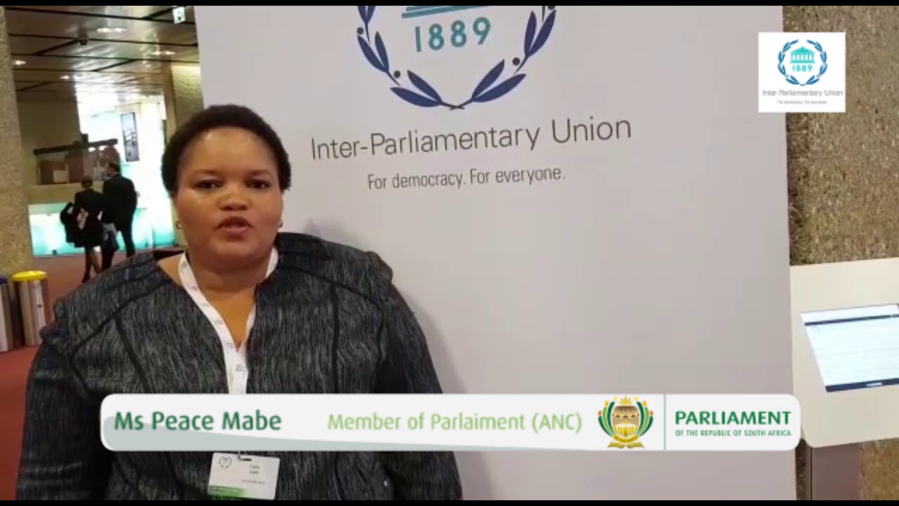 Ms Peace Mabeat the 138th Assembly of the IPU - YouTube