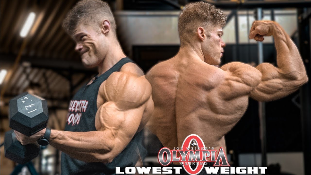 My Lowest Weight Yet | Olympia Back Workout - YouTube
