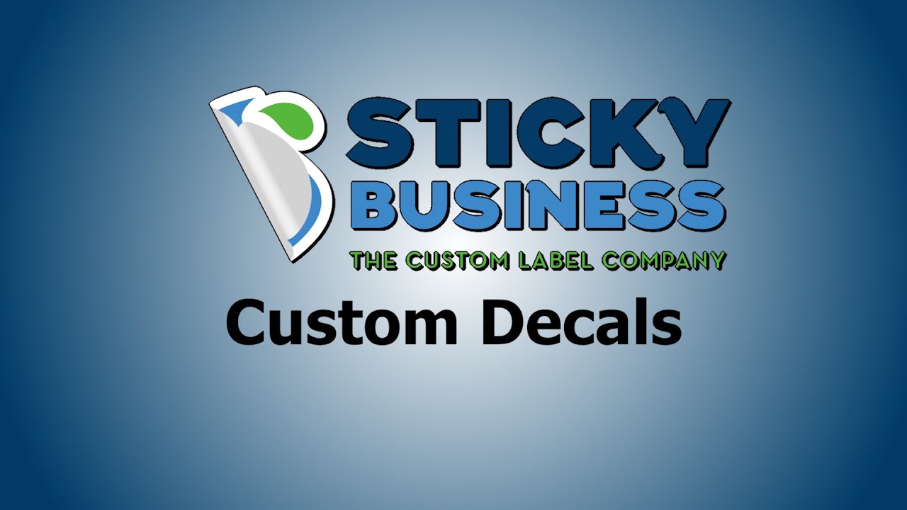 Custom Decals by Sticky Business - YouTube