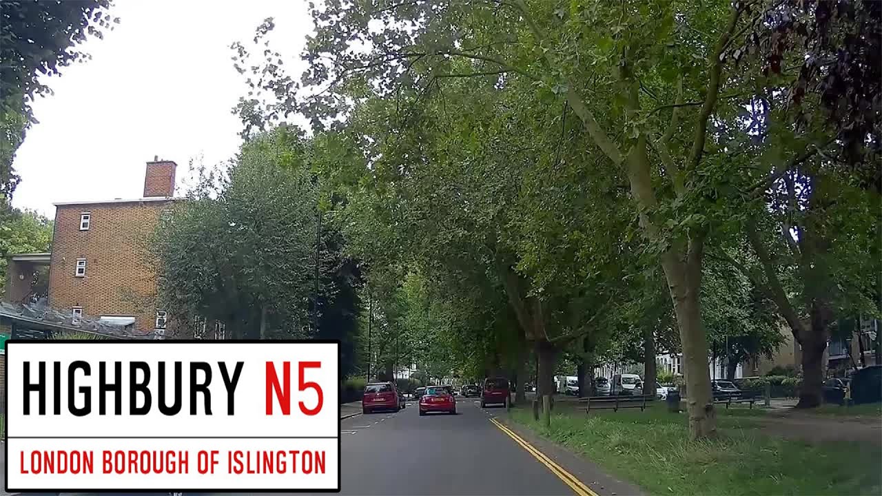 A Drive Through London Highbury N5 - YouTube