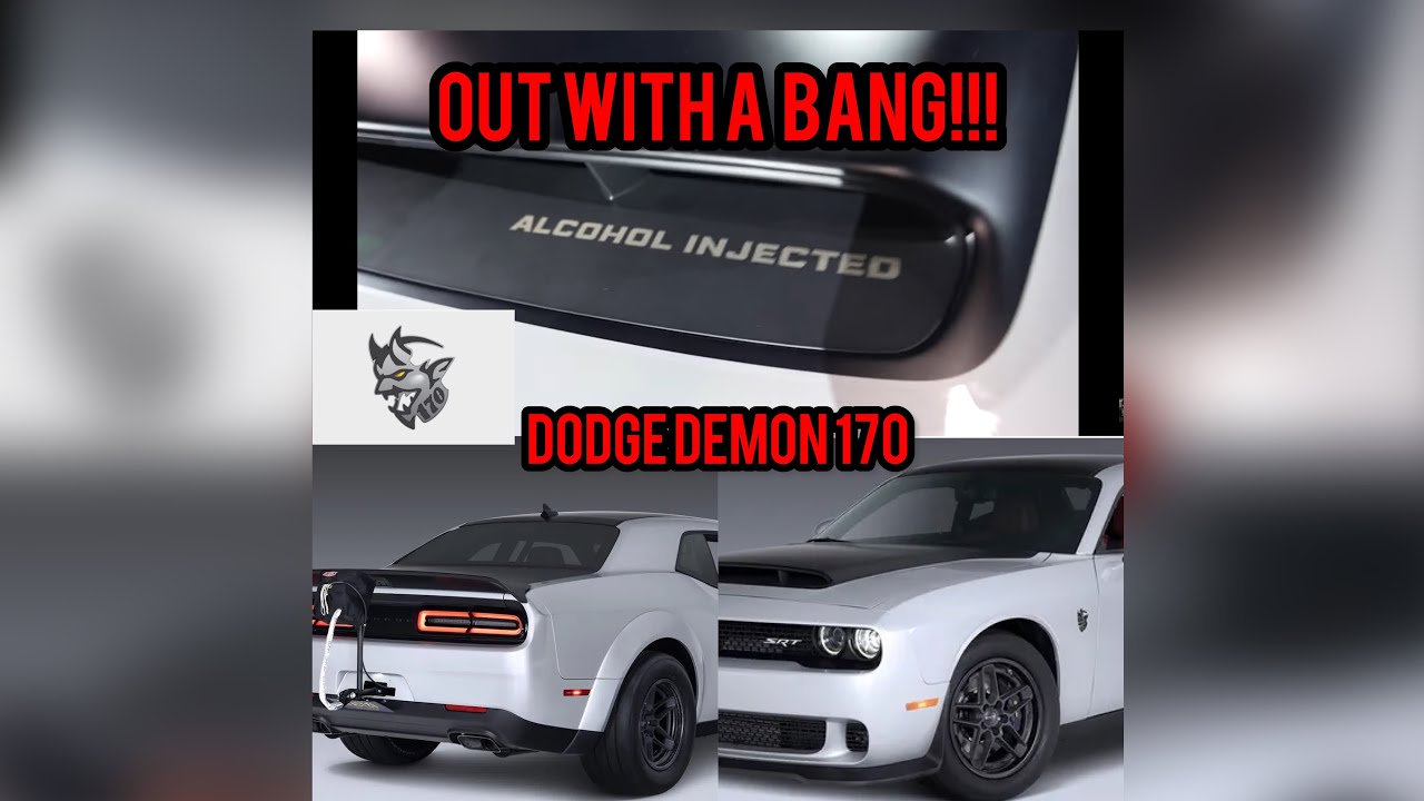 Reaction to Dodge’s final last call reveal: Dodge Demon 170! - YouTube