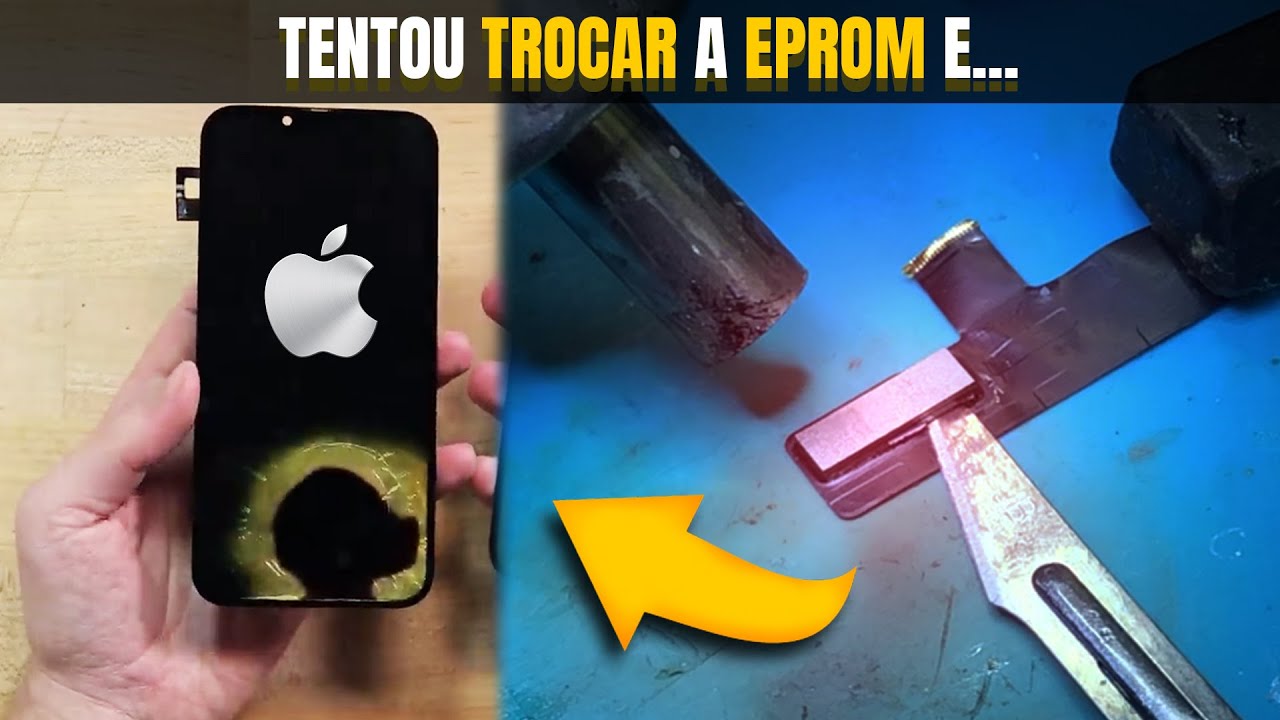Veja como fazer uma TELA PIRATA servir como ORIGINAL no iPHONE! Troca ...