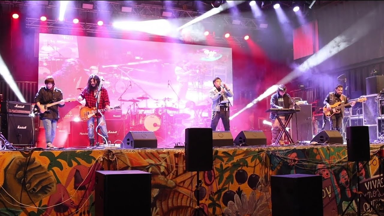 banda los inestables invitados a la fiesta del lago, argentina - YouTube
