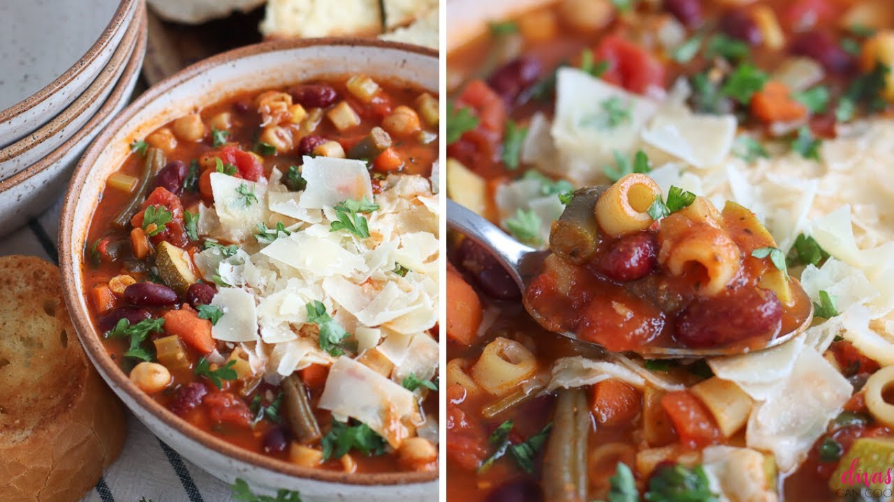 Ultimate Minestrone Soup - So Good!! - YouTube