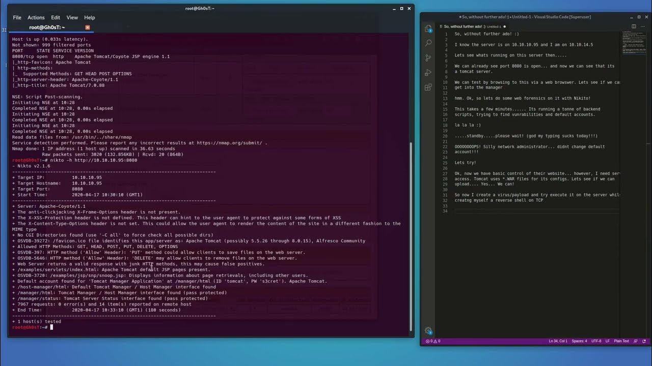 Reverse Shell on TomCat Server - YouTube