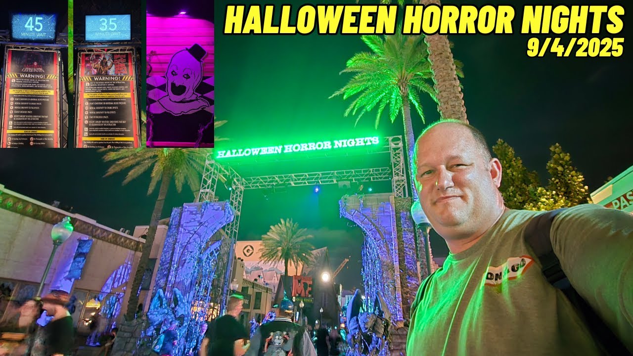HHN Nightmare fuel and Terrifier house review and spaghetti Pizza ...