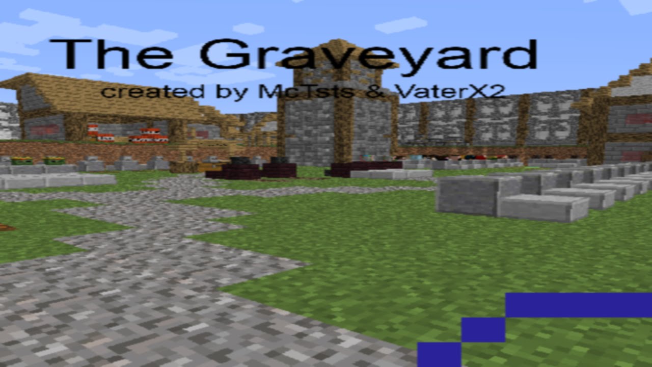 Minecraft Map ~ The Graveyard (Fight Zombies & more) (ENG) - YouTube